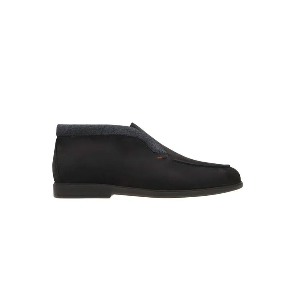 SANTONI Desert Boot tamno sive muške cipele sa obodom